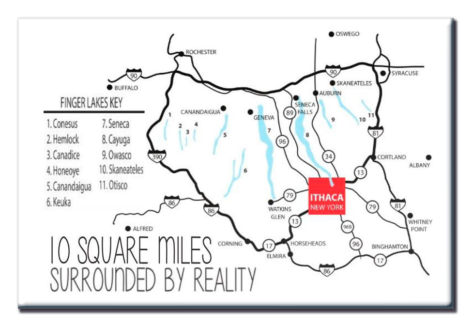 10 Square Miles Surrounded By Reality – Sunny Days of Ithaca